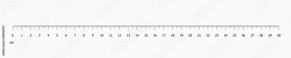 Ruler scale vector illustration Stock Vector | Adobe Stock