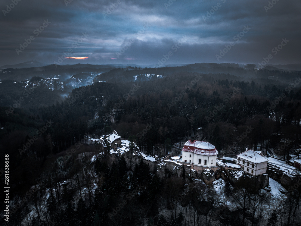 Valdstejn Castle is an early Gothic fortress near Turnov, in the Czech ...