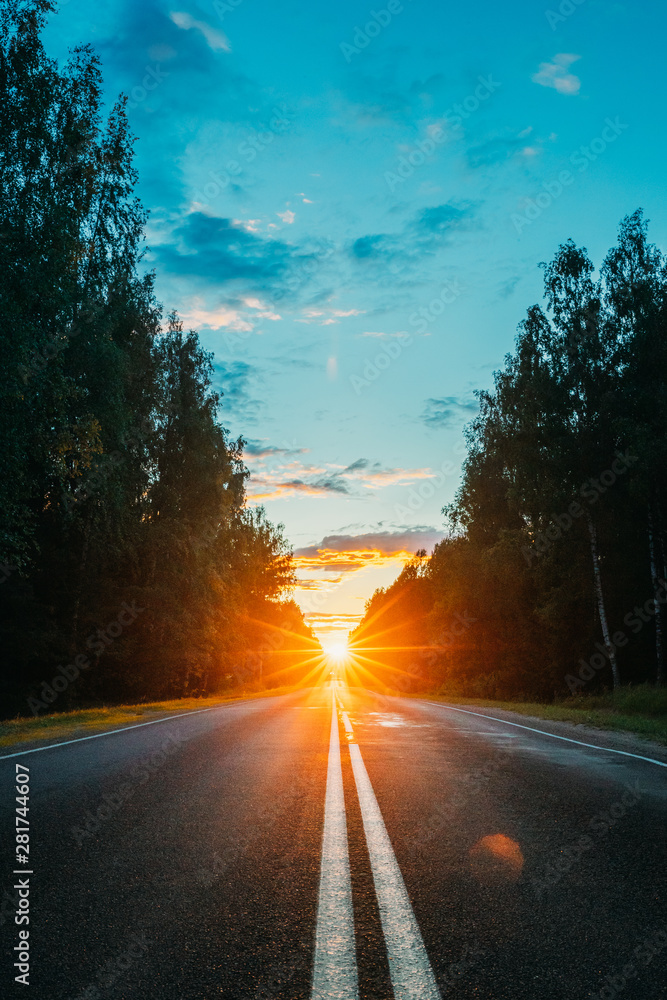 Sunny Open Road