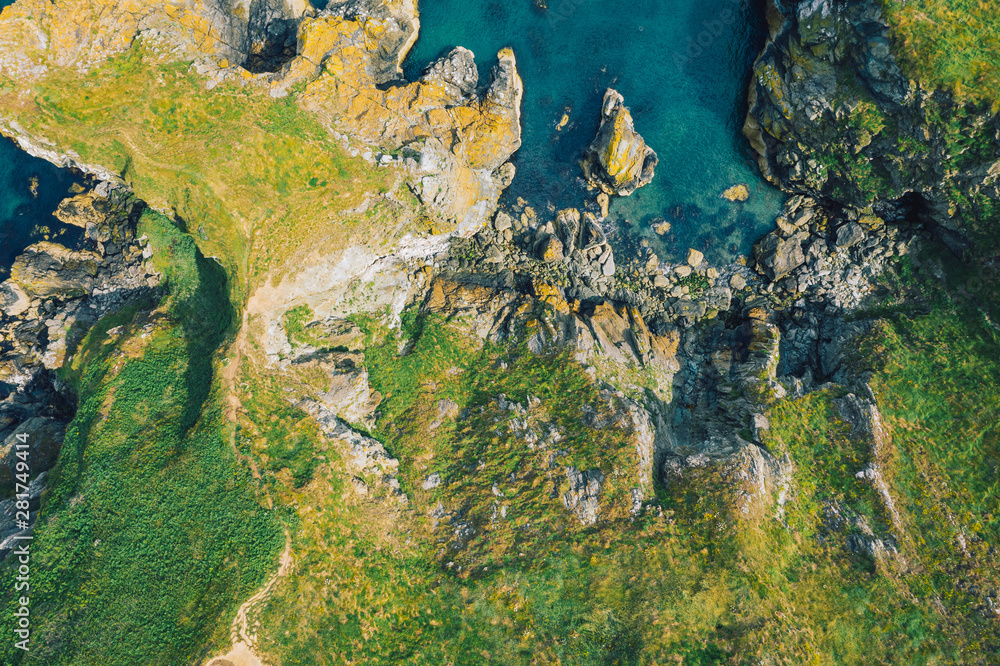 Poster Aerial view Irish coastline Howth, Dublin – Wall Art | UkPosters