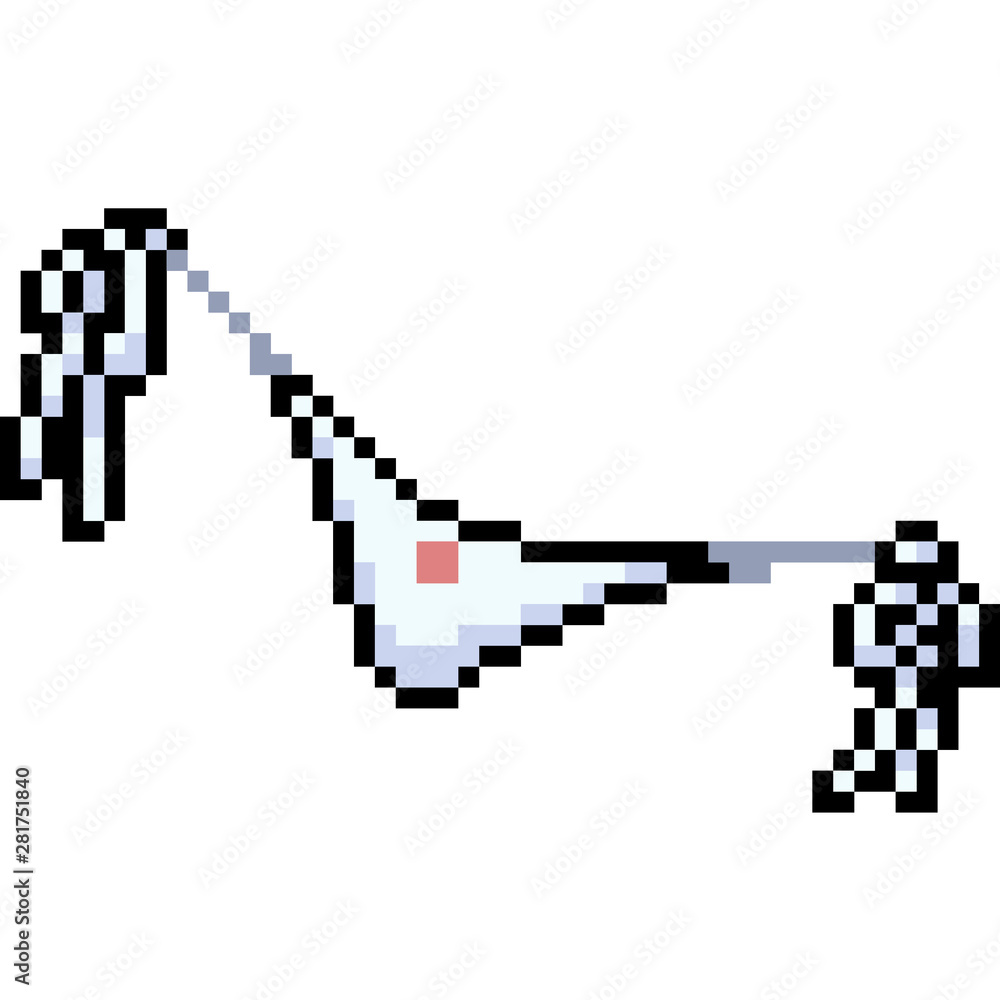 Vector Pixel Art Girl Panty Stock Vector Adobe Stock