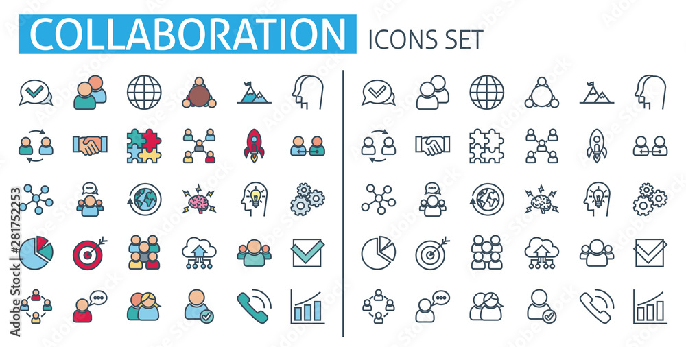 Social Collaboration Icon