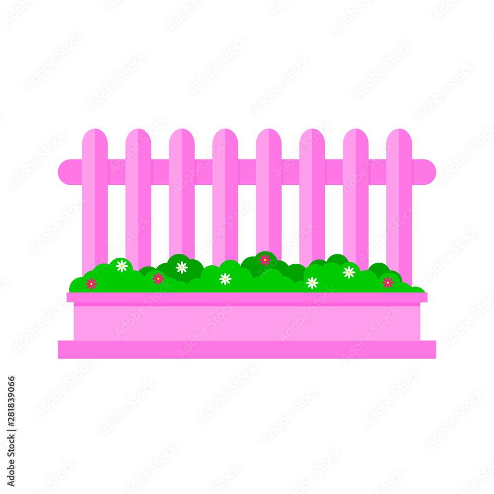 Garden Fence Vector