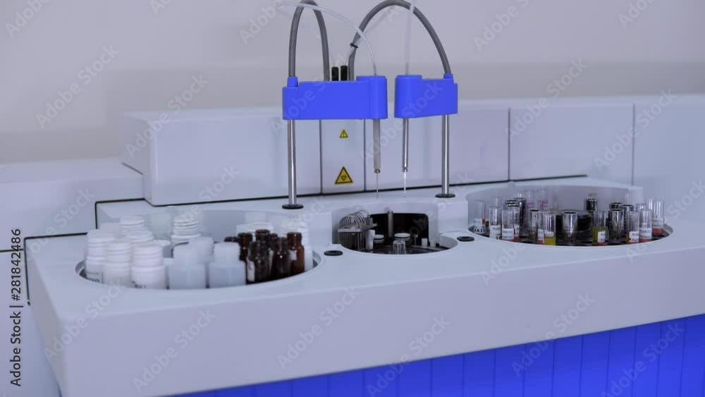 Medical automatic robotic analyzer of human biological material in ...