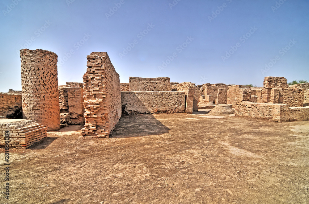 Mohenjo-daro - an archaeological site in the province of Sindh ...