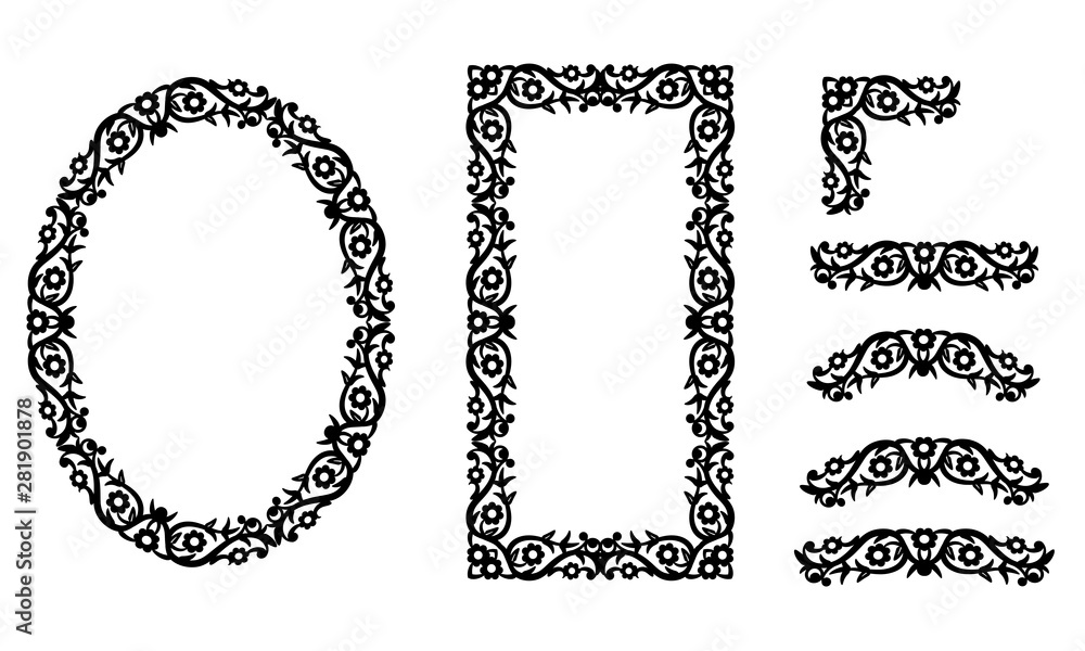 Decorative Oval Borders