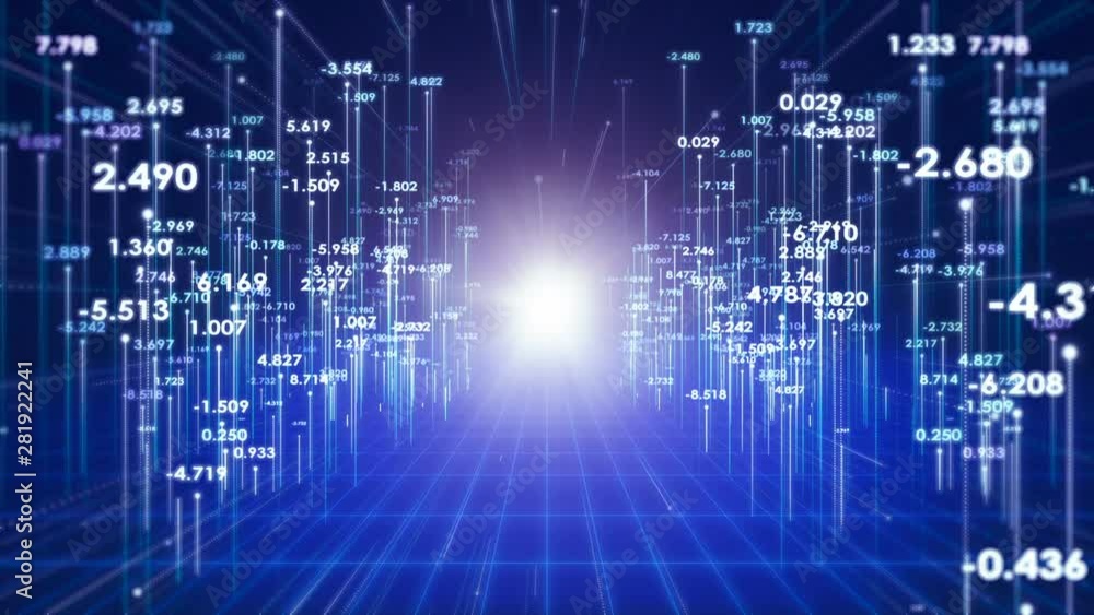 digital data technology information network Stock Video | Adobe Stock