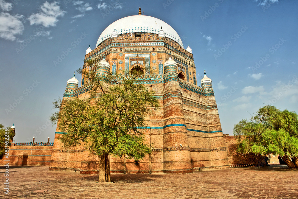 Tomb of Shah Rukn-e-Alam in Multan, Pakistan Stock Photo | Adobe Stock