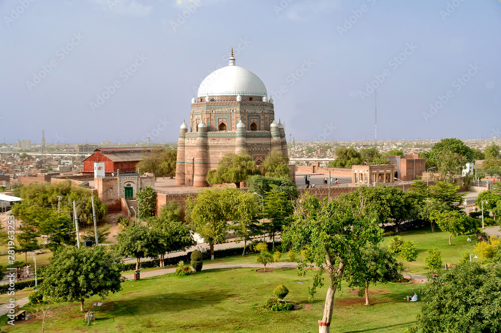 Tomb of Shah Rukn-e-Alam in Multan, Pakistan Stock Photo | Adobe Stock