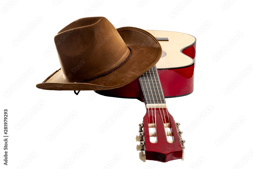 American culture, folk song and country muisc concept theme with a ...