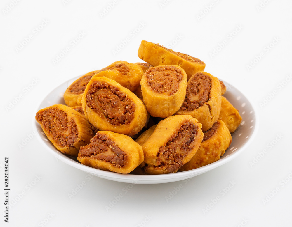 Indian Traditional Spicy Snack Bhakarwadi Also Know as Bakarwadi ...