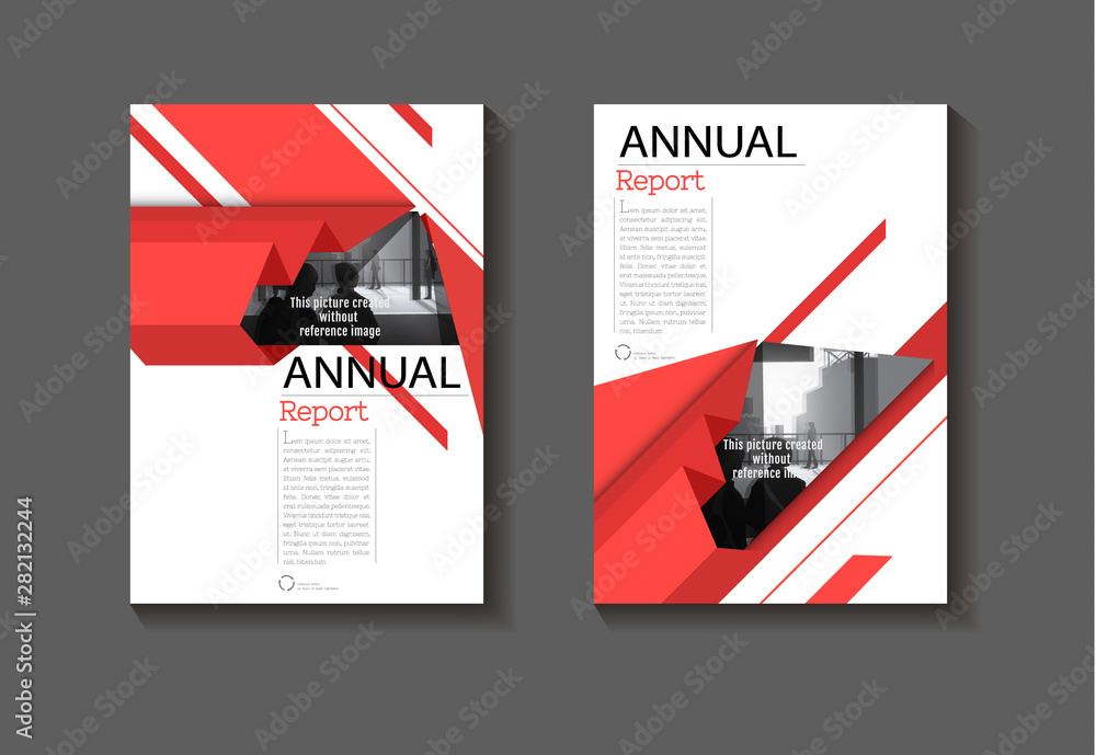 red cover abstract background modern design modern book cover Brochure ...