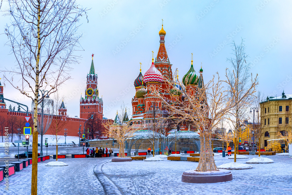 Red Square Russia Winter