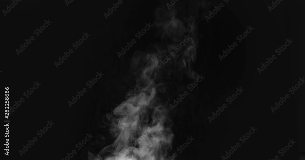 Hot Steam Over a Soup Pot. White Steam rises from a large pot that is ...