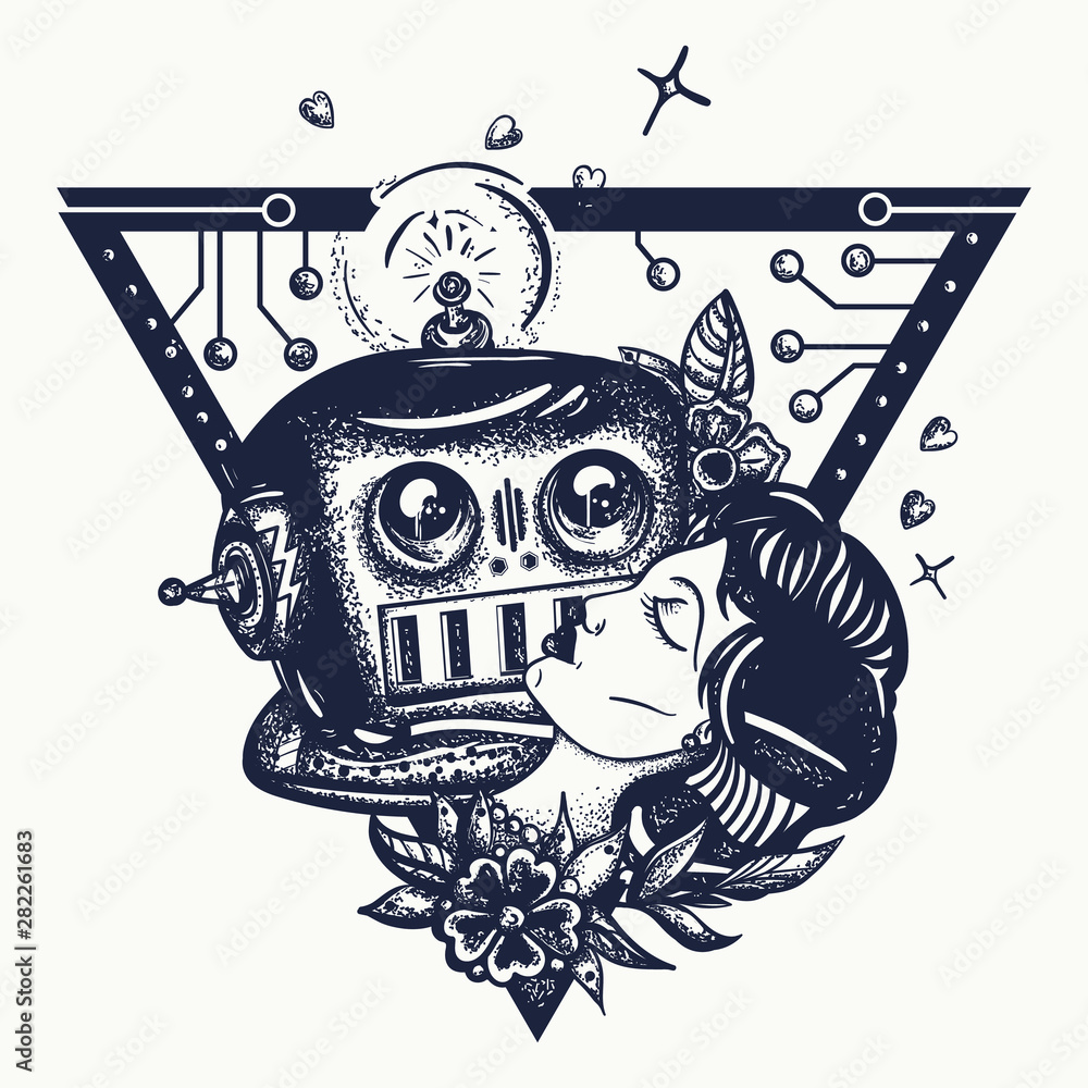 Retro Futurism Robot