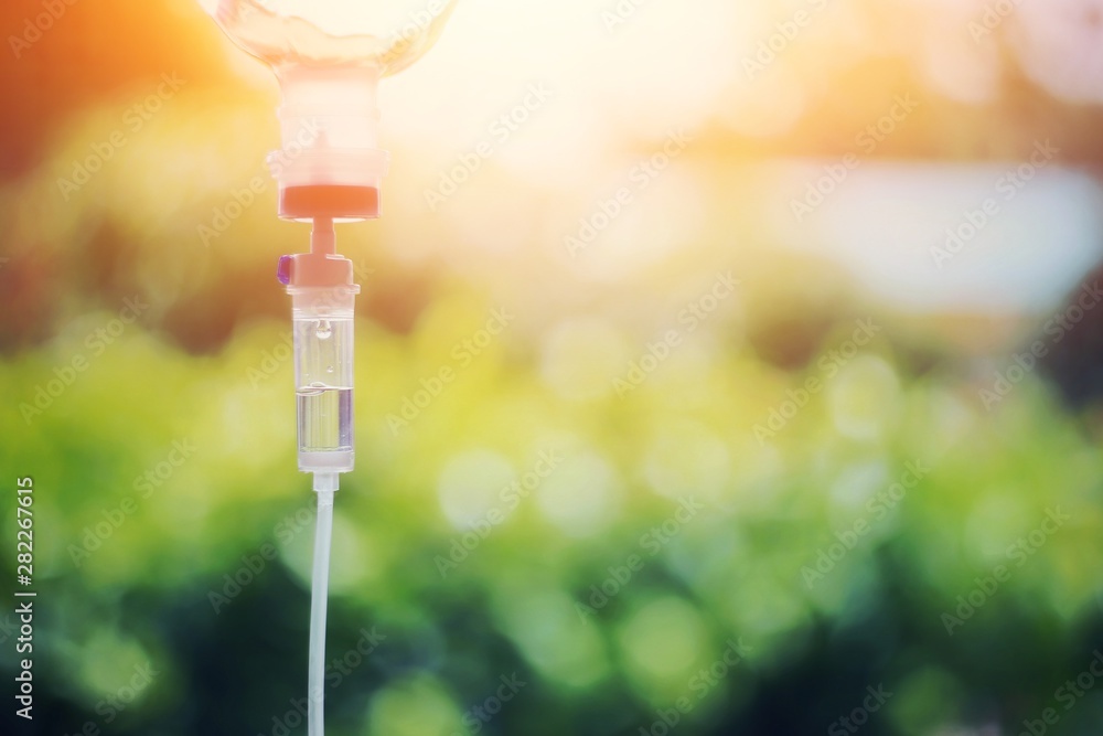 Chemotherapy drug medical holding hypodermic syringe needle injection ...