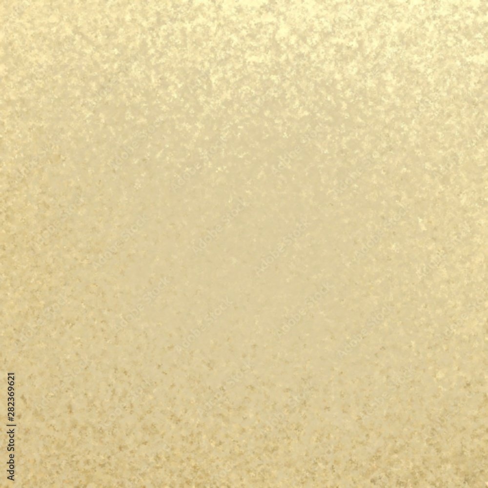 Golden sanded frame on beige subtle background. Pastel shimmer grain ...