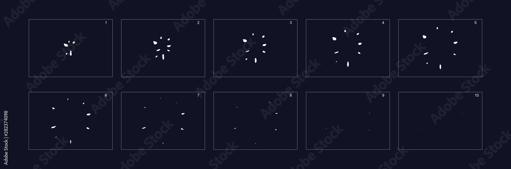 Smoke explosion animation. Animation of Smoke blast. Smoke Sprite sheet ...