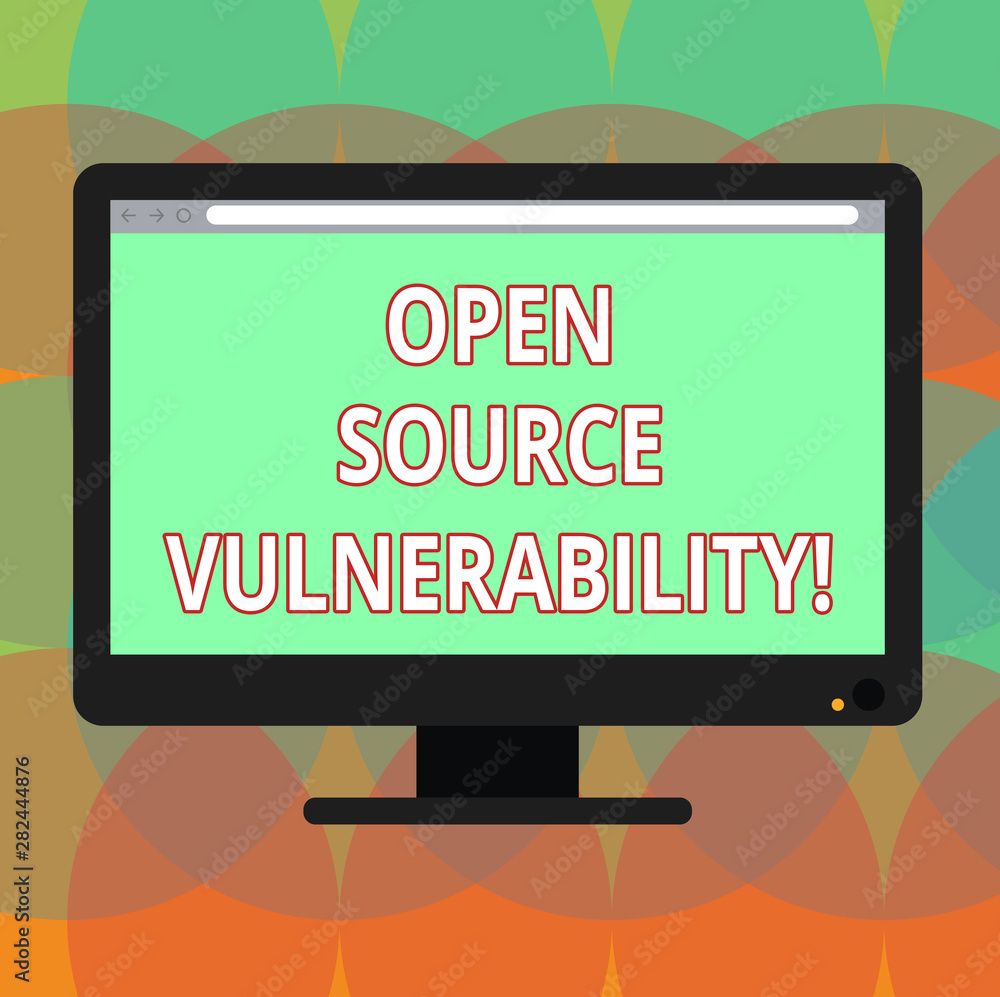 Word writing text Open Source Vulnerability. Business concept for Publicized Exploits are open ...