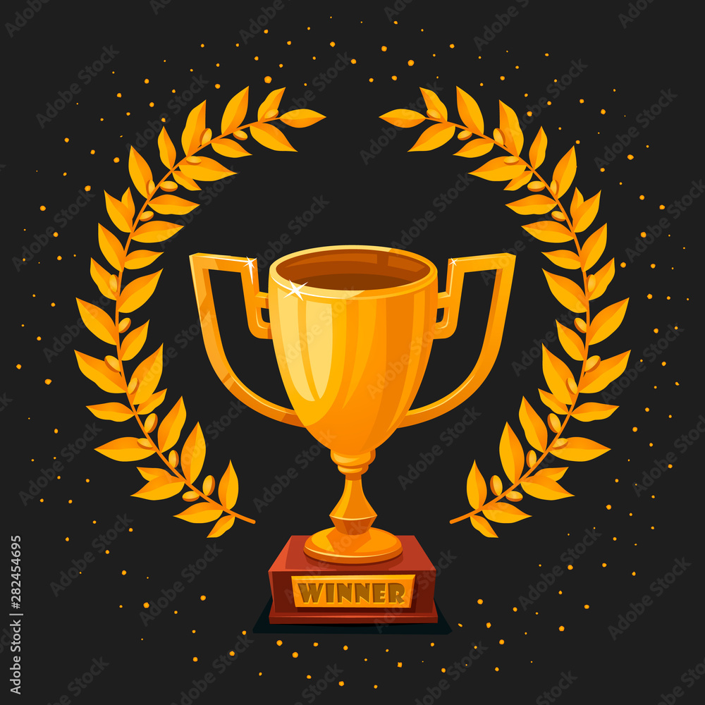 Winner Trophy Background