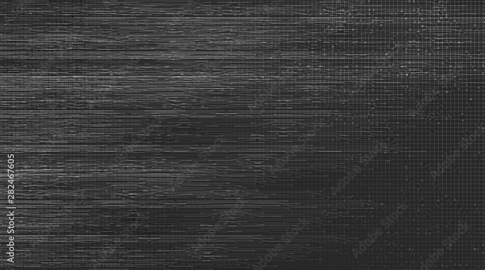 Modern Gray Speed Motion with Circuit Microchip Technology on Future ...