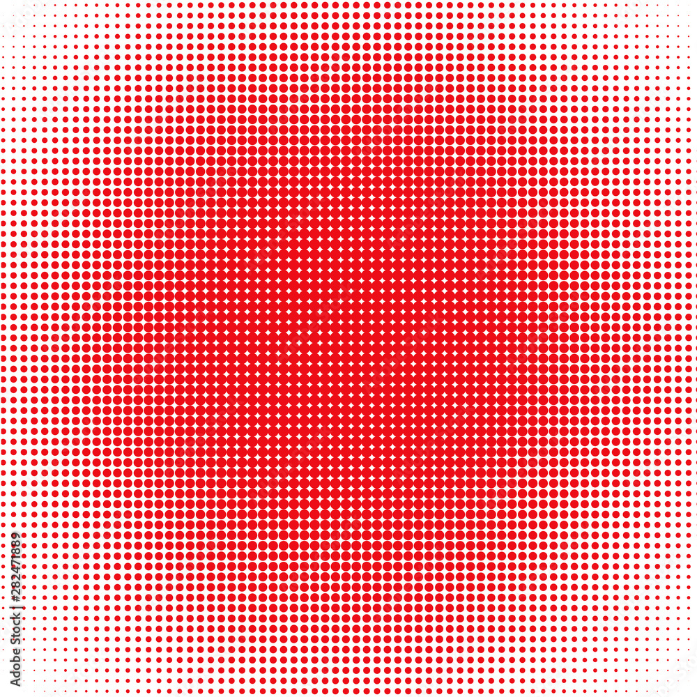 Red dots on white background Stock Vector | Adobe Stock