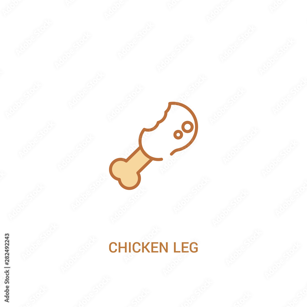 Chicken Leg Outline