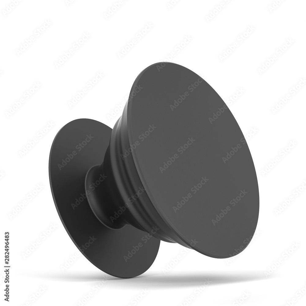Blank telephone pop socket mockup Stock Illustration | Adobe Stock