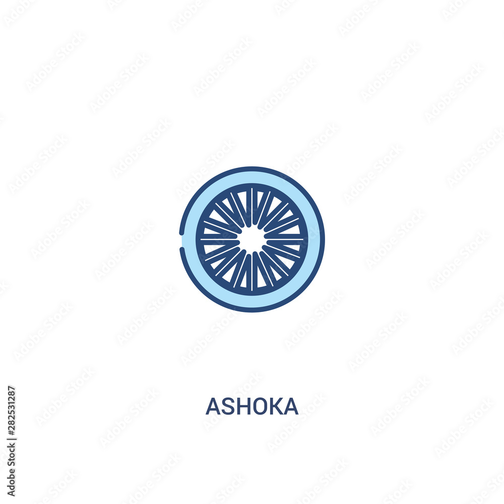ashoka concept 2 colored icon. simple line element illustration ...