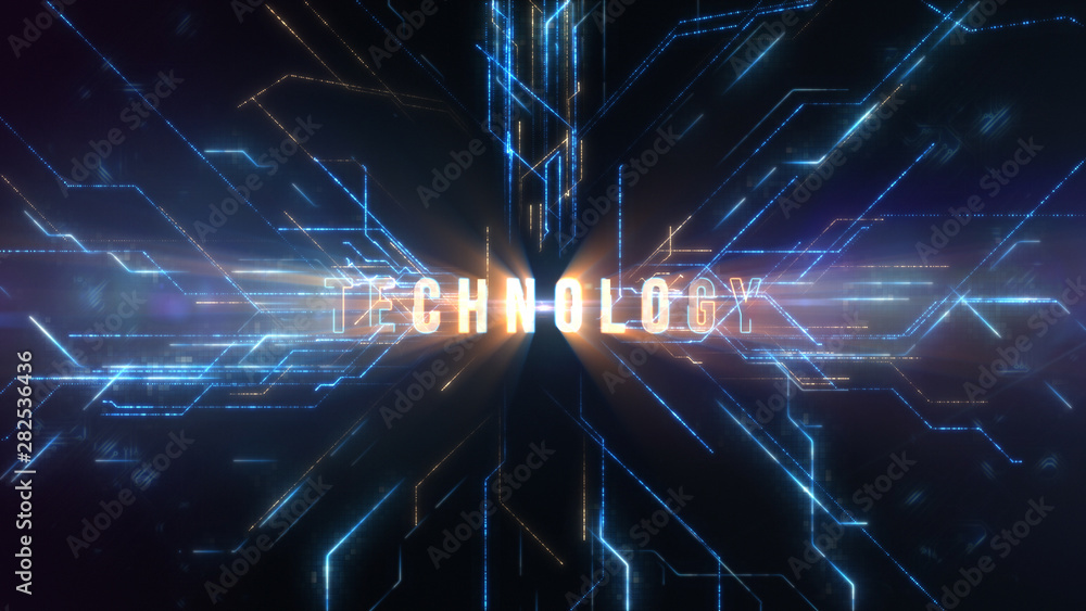 Epic Technology Title Stock Template | Adobe Stock