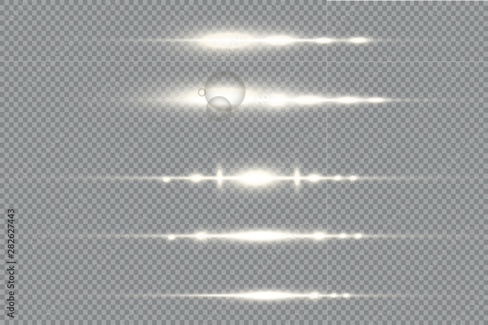 Abstract lines with glow light effect. Glow special light effect ...