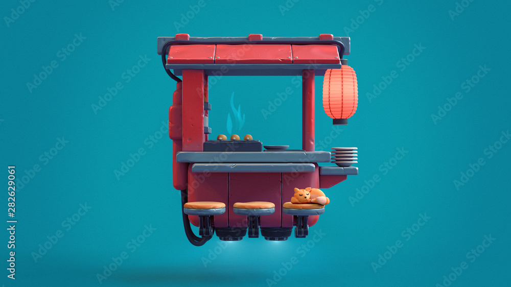 Japanese Street Food Cart