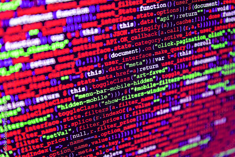 Programing Workflow Abstract Algorithm Concept Css3 Code On A Colorful 4548