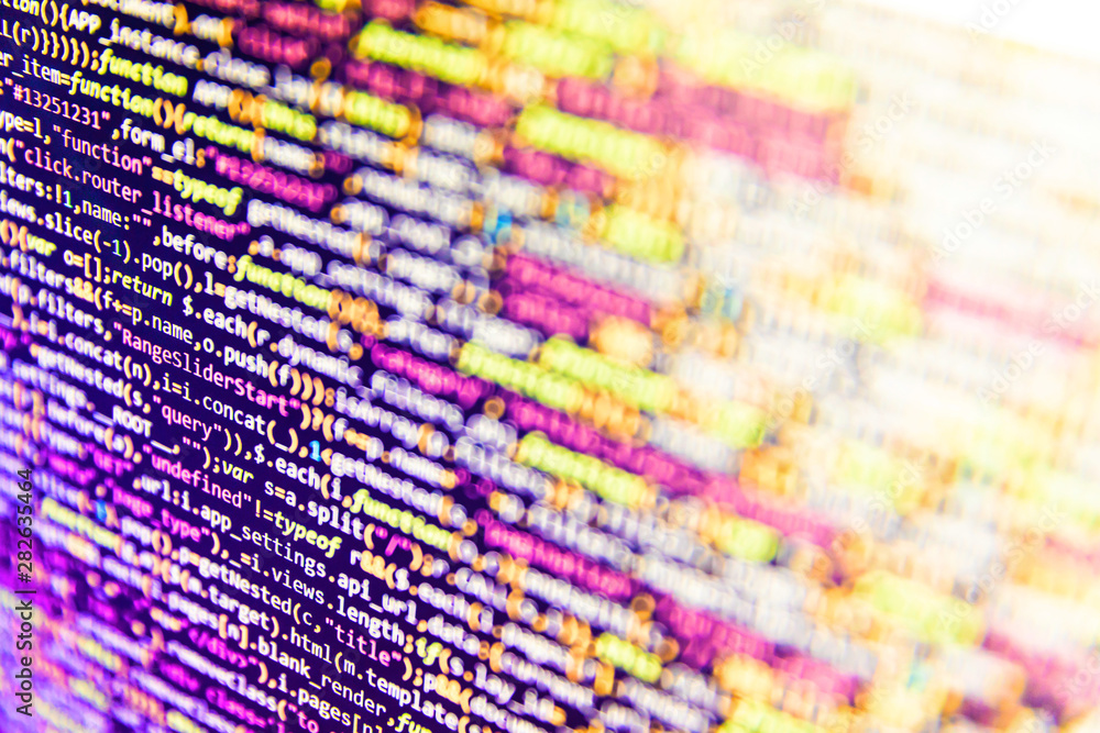 Coding Application By Programmer Developer Concept Of Security Programming And Hacking Deep