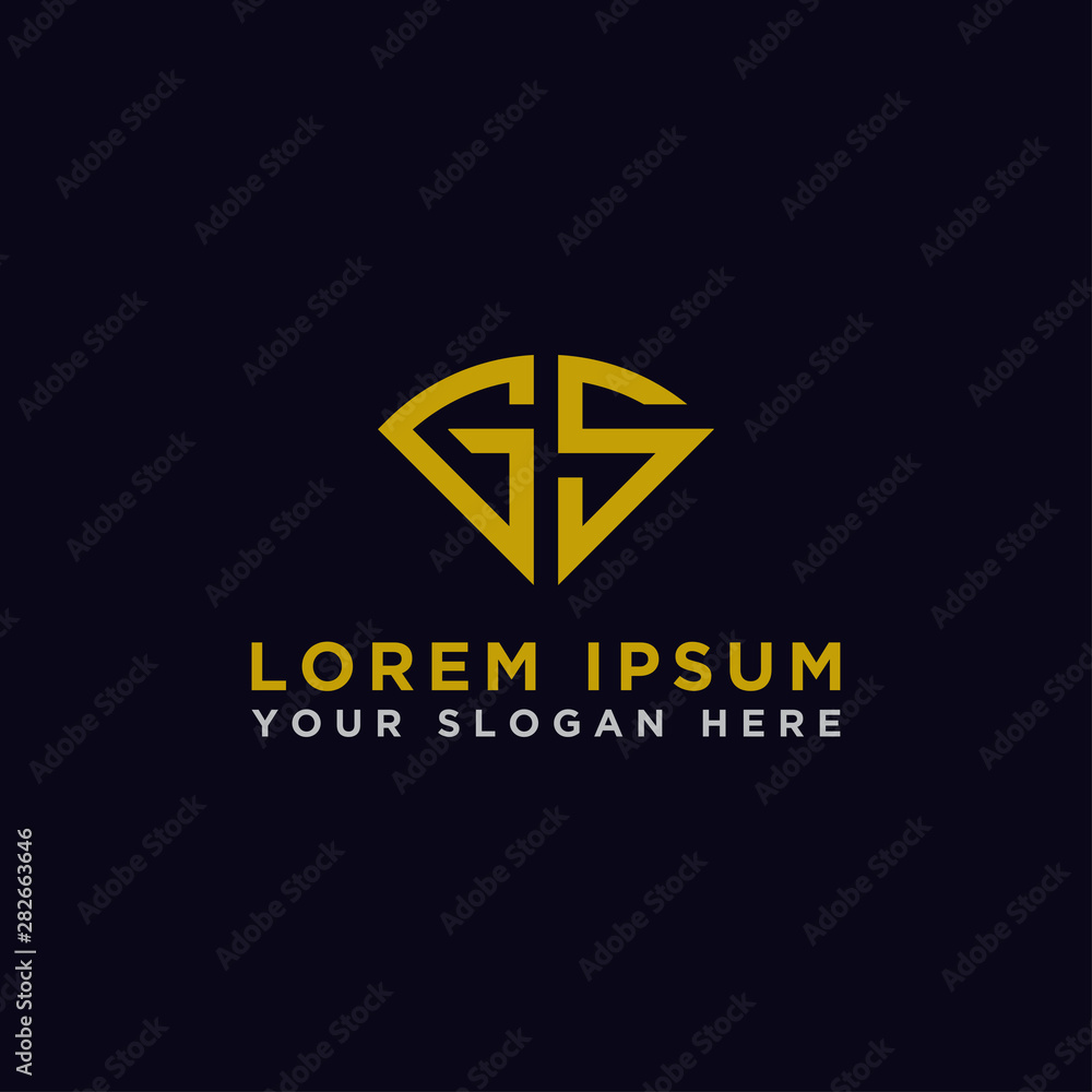 Inspiring company logo designs from the initial letters of the GS logo ...