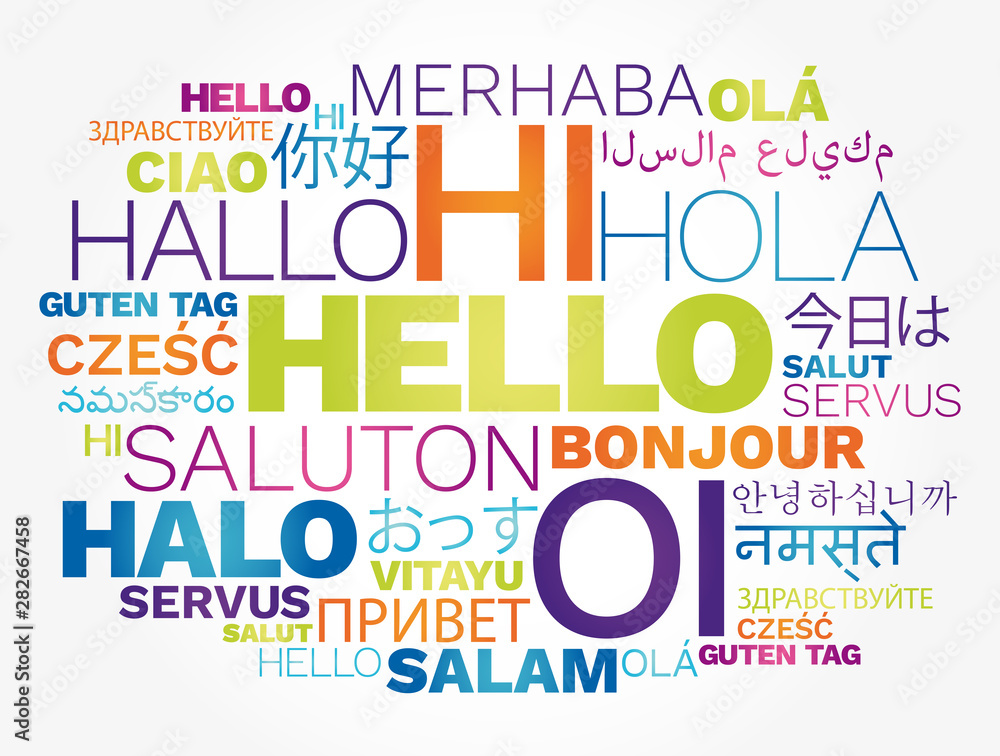 The Word Hello In Different Languages