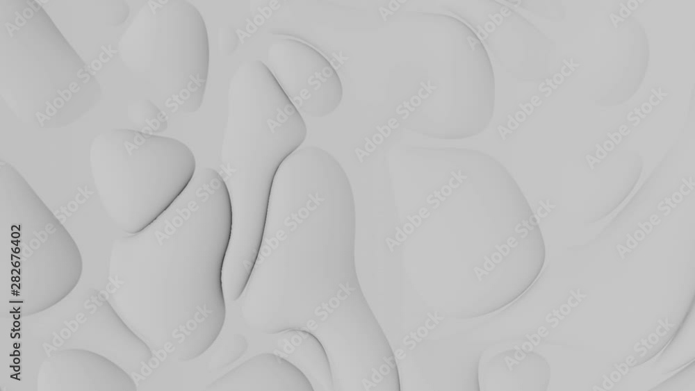 abstract white background with smooth round surface structure ...