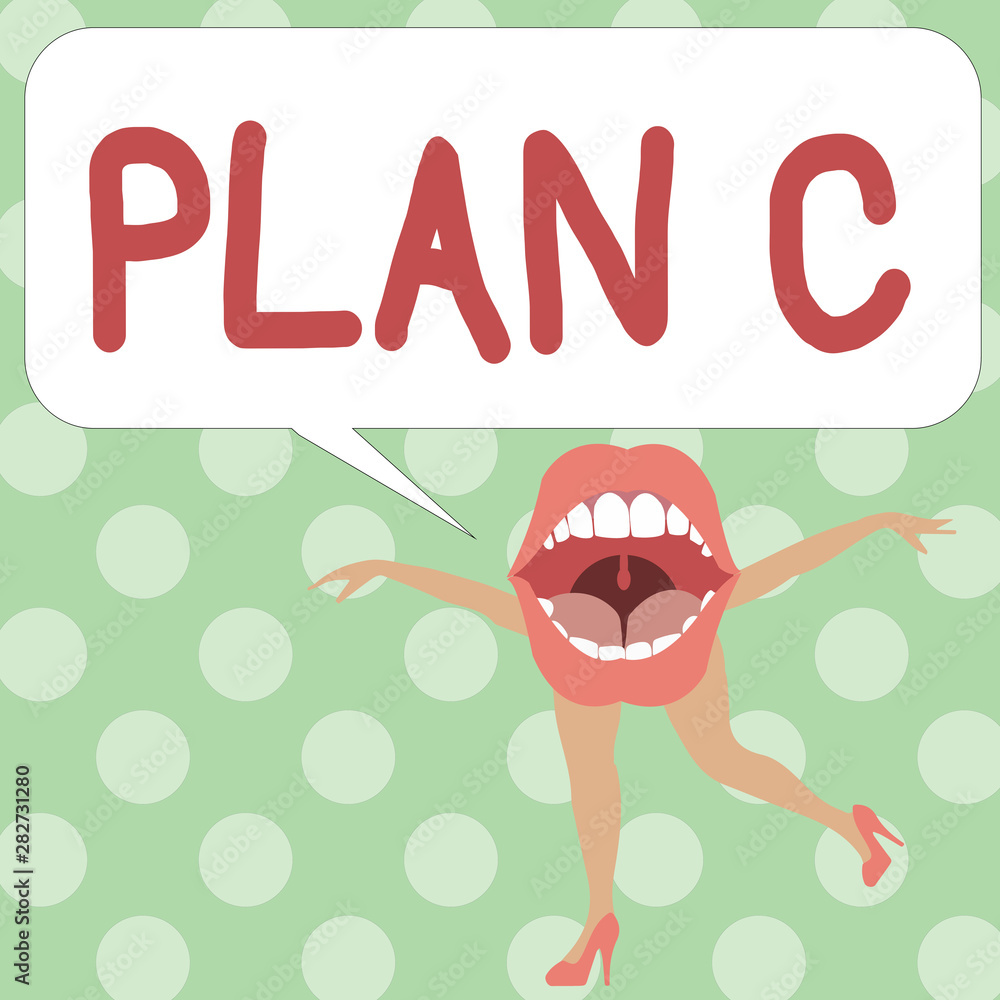 Handwriting text writing Plan C. Concept meaning ones last Backup ... Handwriting text writing Plan C. Concept meaning ones last Backup ...
