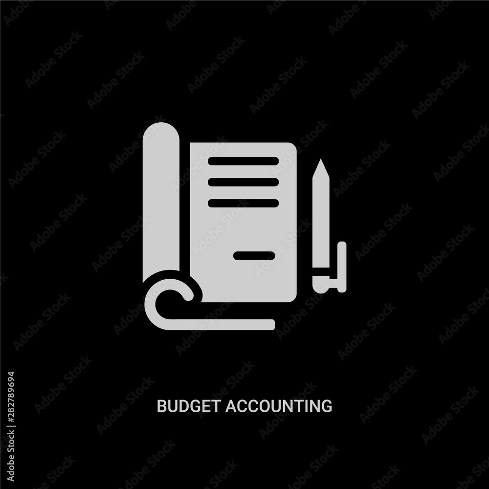 Accounting Icon Black And White