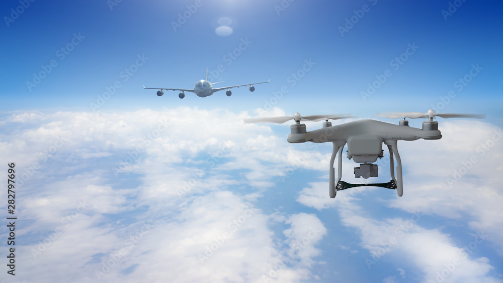 Commercial jet flies dangerously close to unidentified drone and ...