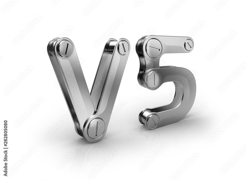 mechanical 3D icons representing v5 vehicle engine cylinders capacity ...