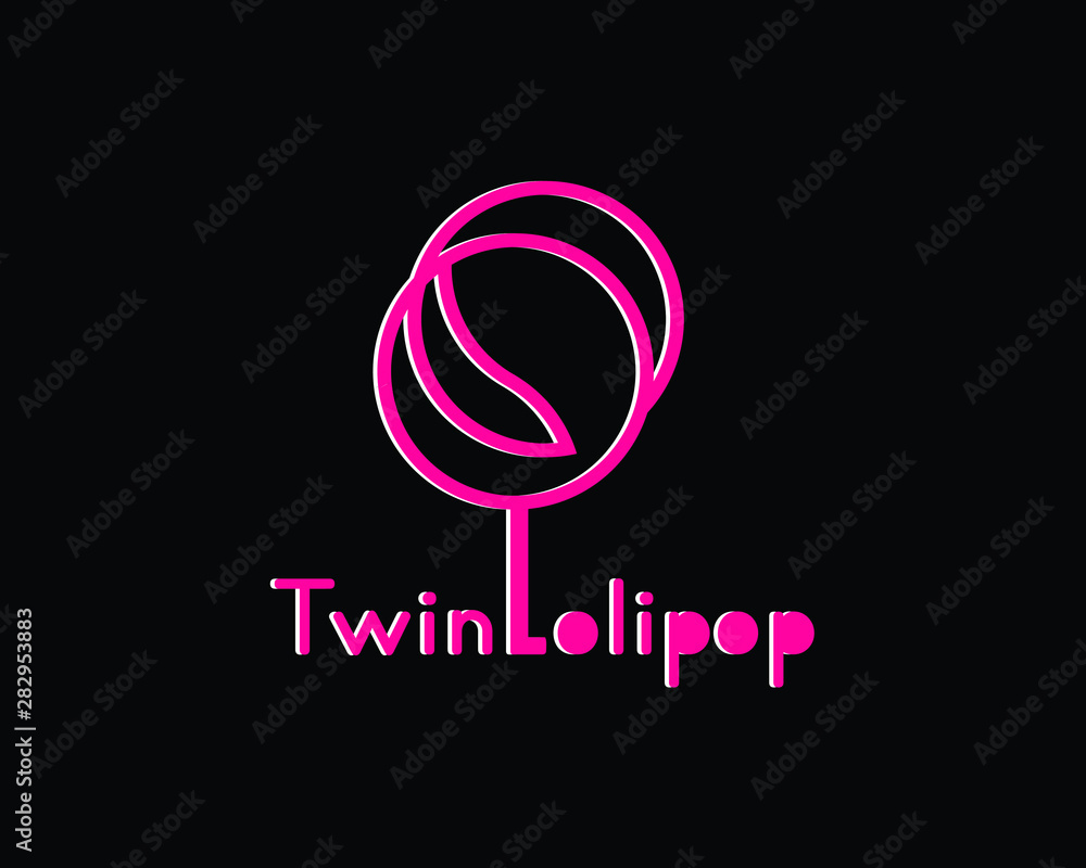 logo Lollipop Stock Vector | Adobe Stock