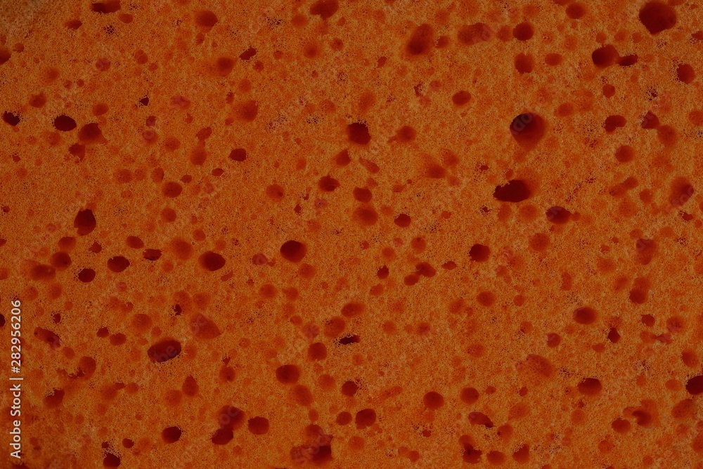 red plastic texture from a piece of foam rubber Stock Photo | Adobe Stock