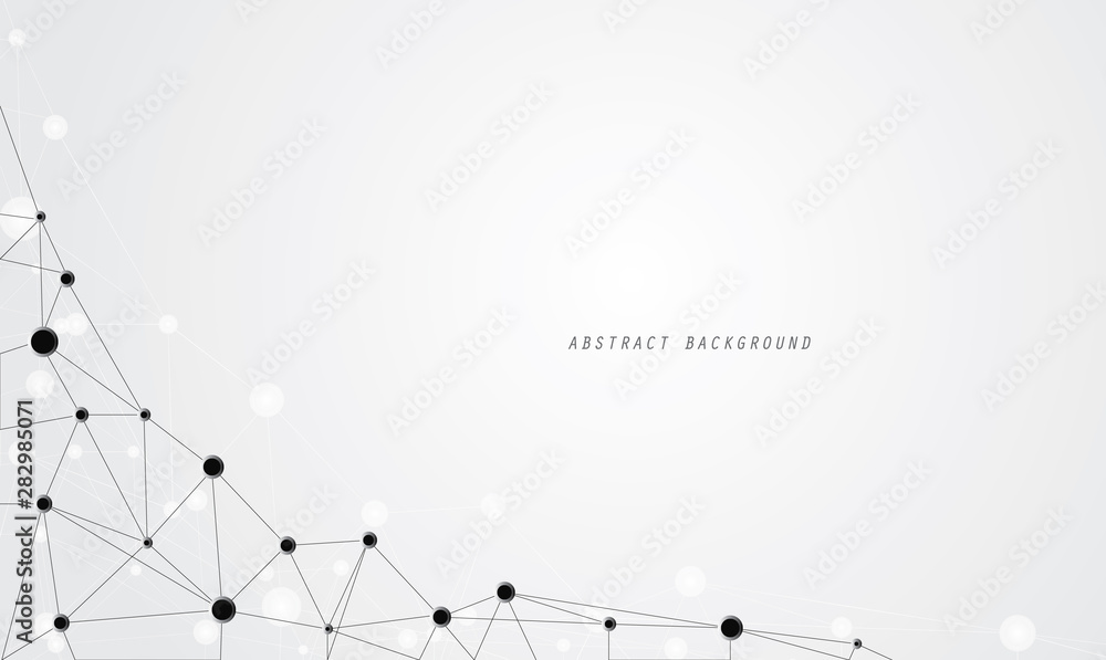 abstract link technology design for background template Stock Vector ...