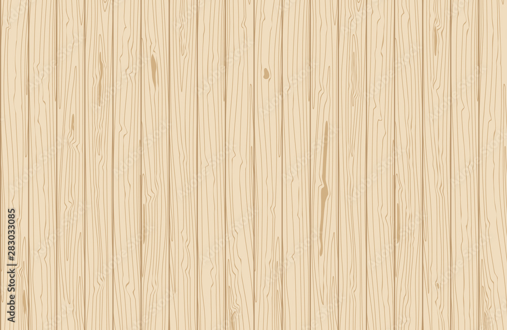 Vector wooden texture. Vertical veneer planks. Natural background for ...