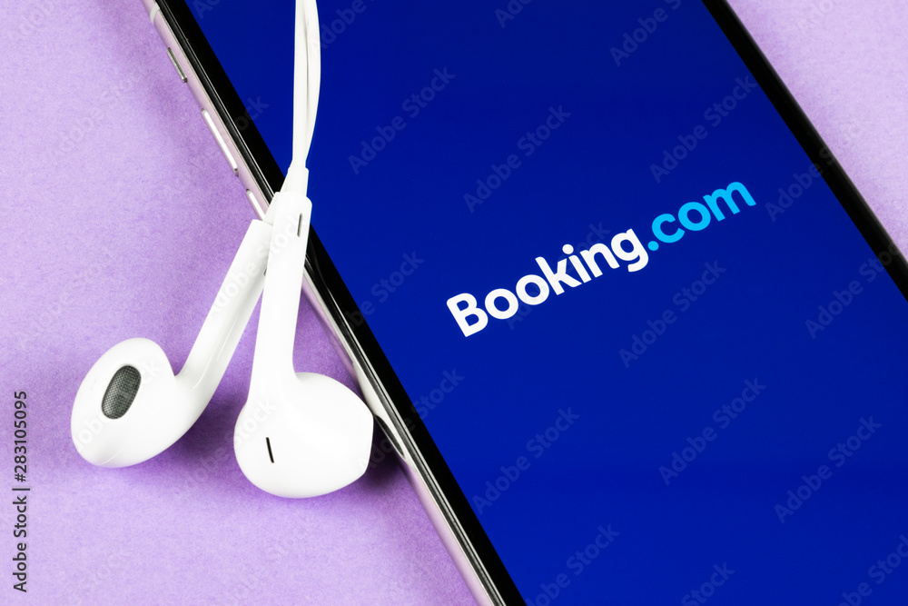Helsinki, Finland, May 4, 2019: Booking.com application icon on Apple ...