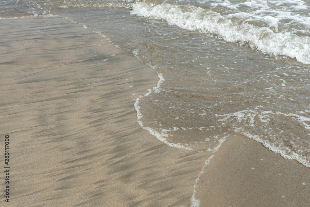 Soft surf and sand beaches. Great background for any vacation concepts ...