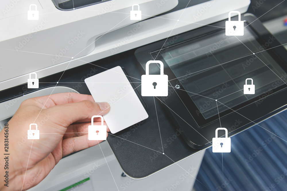 Photo & Art Print Using smart card with printer to printing document ...