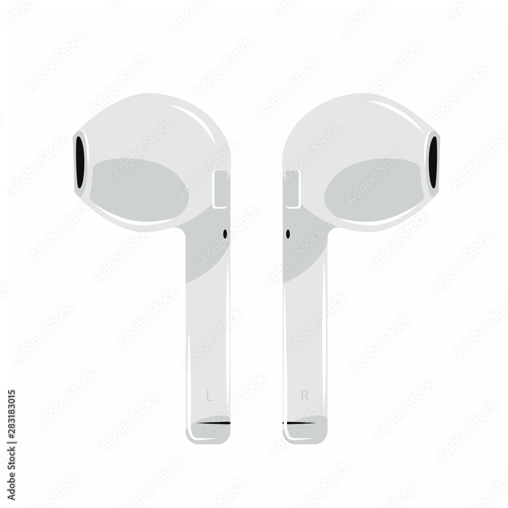 air icon Headphones Wireless Earphones garniture electronic gadget pod ...