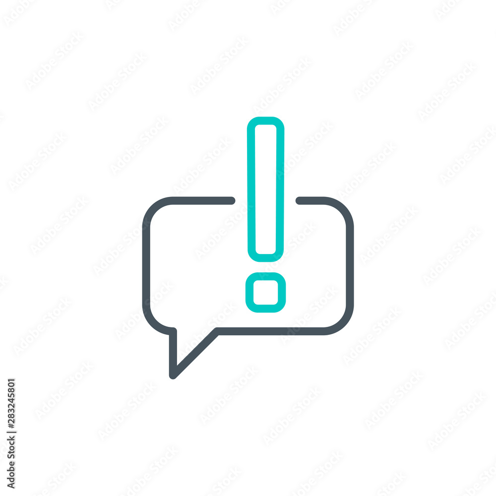Attention Logo Blue
